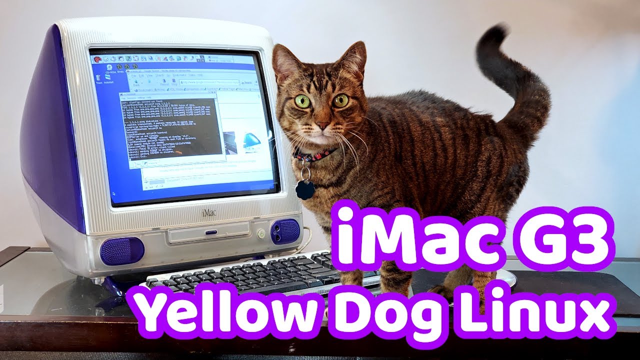 Installing Yellow Dog Linux on a 1999 iMac G3 - YouTube