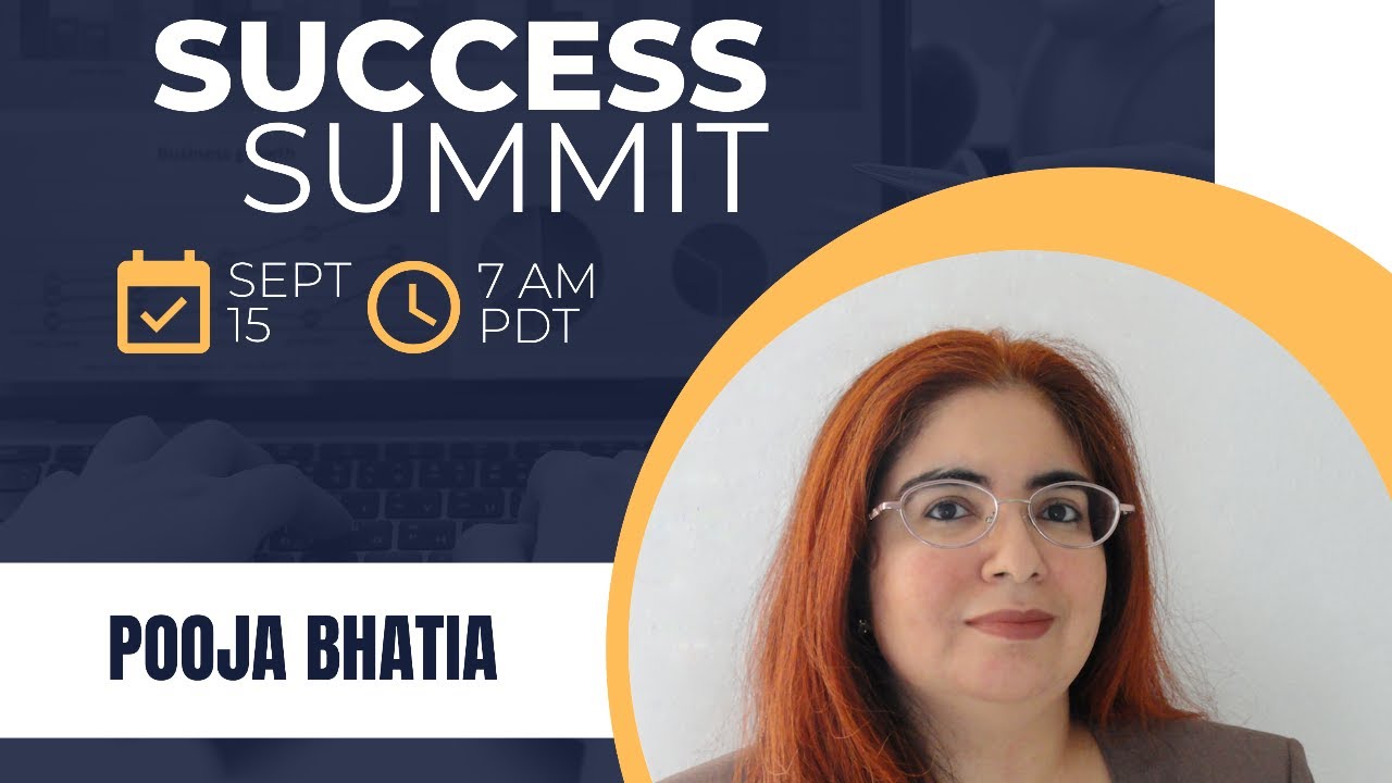 Pooja Bhatia - Women'sBiz Tribe Success Summit Presentation - YouTube