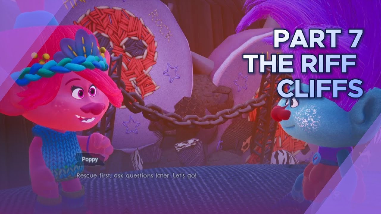 DreamWorks Trolls Remix Rescue Gameplay Walkthrough part 7 the riff ...
