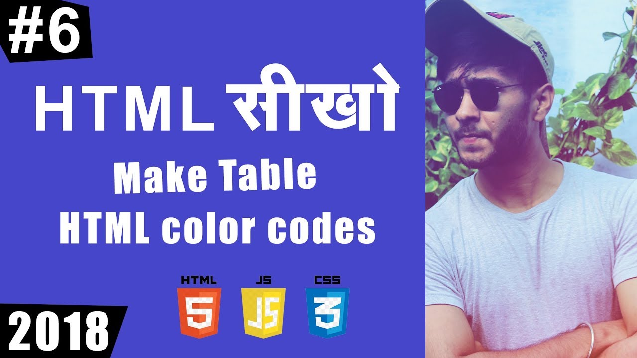 HTML Tutorials 6 HTML Table Color Codes YouTube html-tutorials-6-html-table-color-codes-youtube