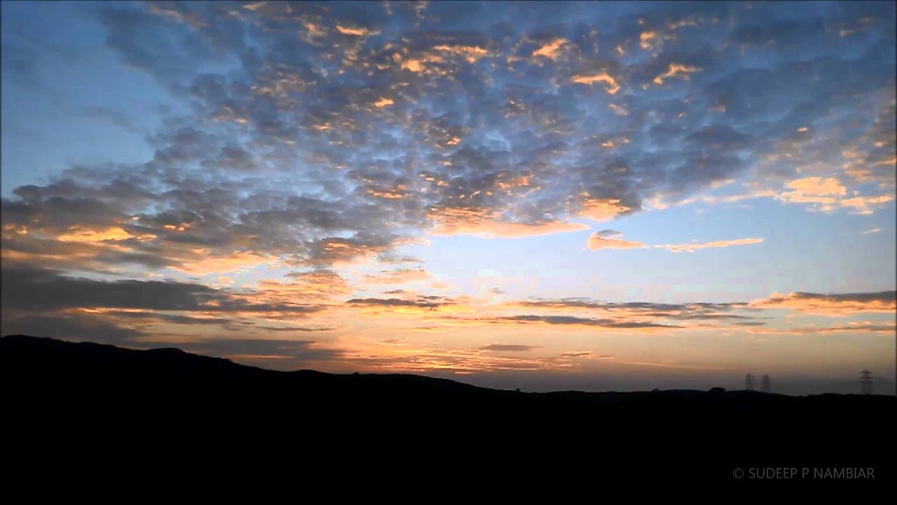 [Timelapse] Sunset at Devaramane View Point, Mudigere - YouTube