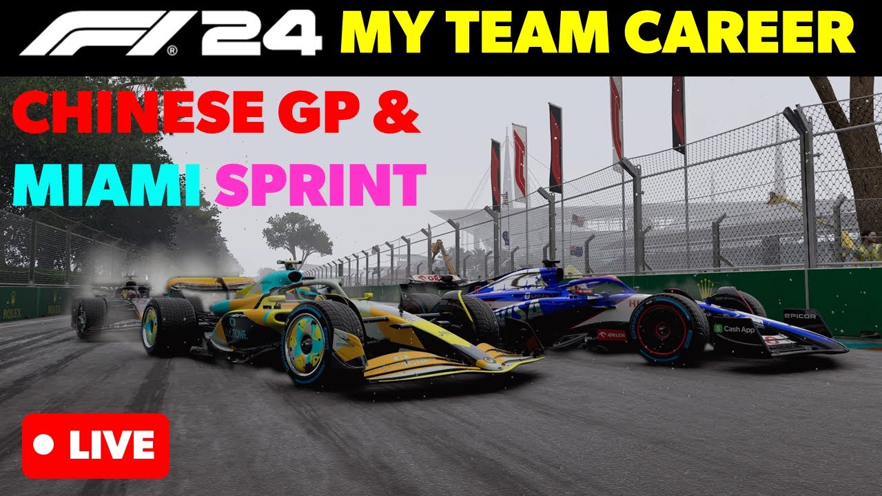 🔴 Live - F124 My Team Career Mode - Round 4 - YouTube