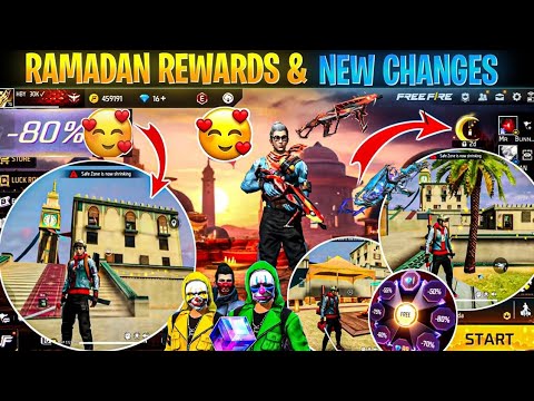 RAMADAN REWARDS AND NEW CHANGES | FREE FIRE RAMADAN EVENT| RAMADAN ...