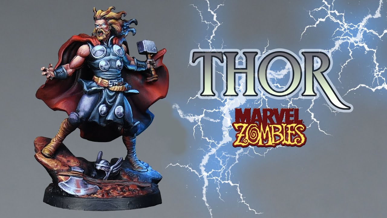 How to Paint Thor from Marvel Zombies - YouTube