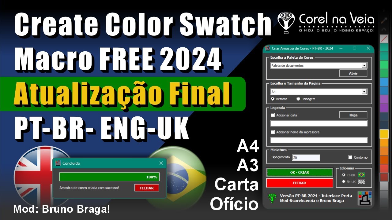 JRM Size Tags Macro FREE for CorelDRAW X7 X8 2017 @Corelnaveia