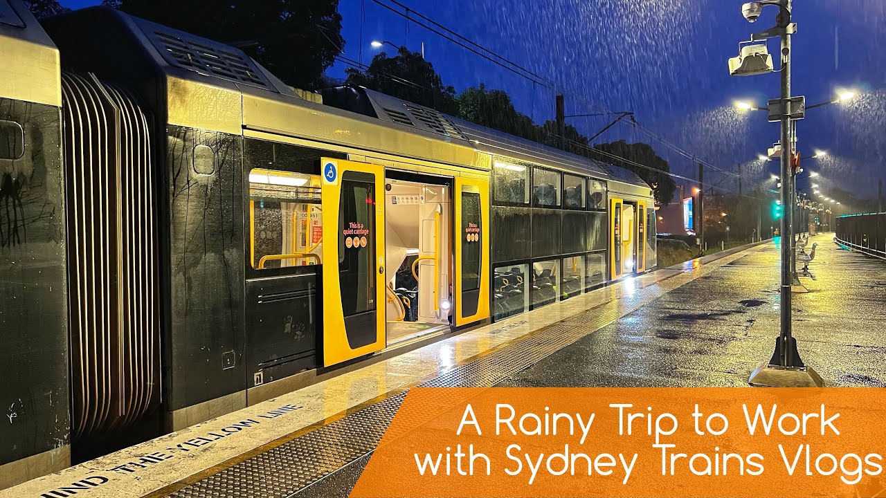 Sydney Trains Vlog 1993: A Rainy Trip to Work with Sydney Trains Vlogs ...