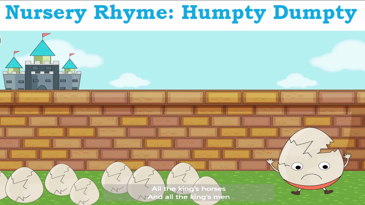 Nursery Rhyme | Humpty Dumpty with Lyrics - YouTube