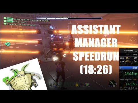 Grounded Assistant Manager Speedrun (18:26) - YouTube