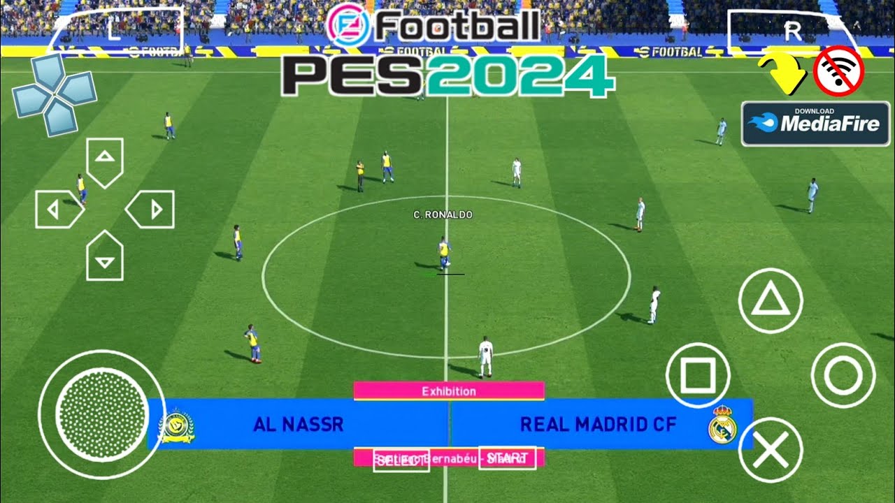Play eFootball PES 2024 PPSSPP Android Full Real Face New Update ...