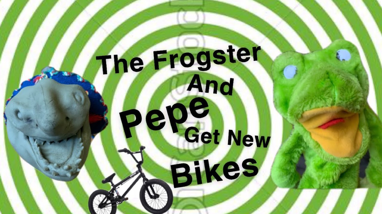 The Frogster and Pepe get new bikes - YouTube
