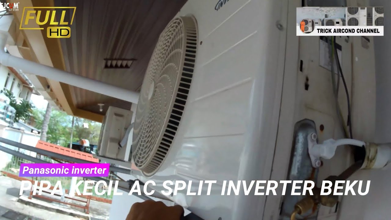 PIPA KECIL AC SPLIT INVERTER BEKU - YouTube