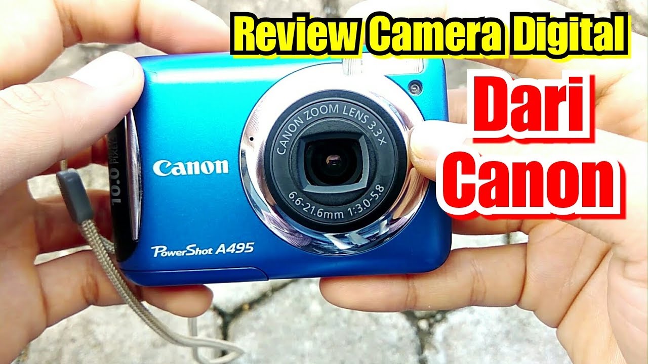 Review Canon PowerShot A495 - YouTube
