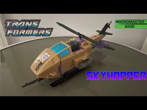 Transformers G1 Micromaster Skyhopper (1989) - YouTube
