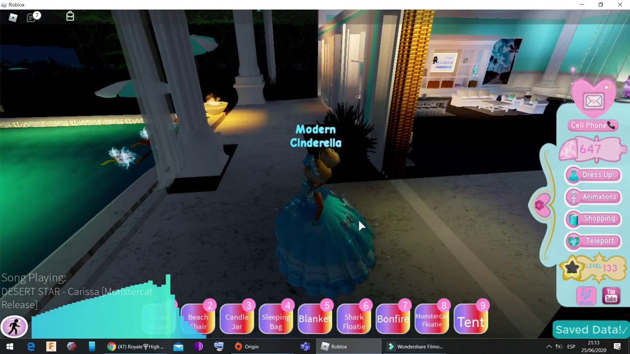 Comprando la falda Miss Lady Rose en roblox royale high!!! - YouTube