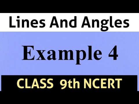 Class 9 Maths | Chapter 6 | Examples | Lines And Angles | NCERT ...