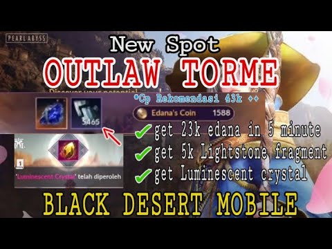 NEW SPOT GURUN TORME MODE OUTLAW | TES FARM EDANA | BLACK DESERT MOBILE ...