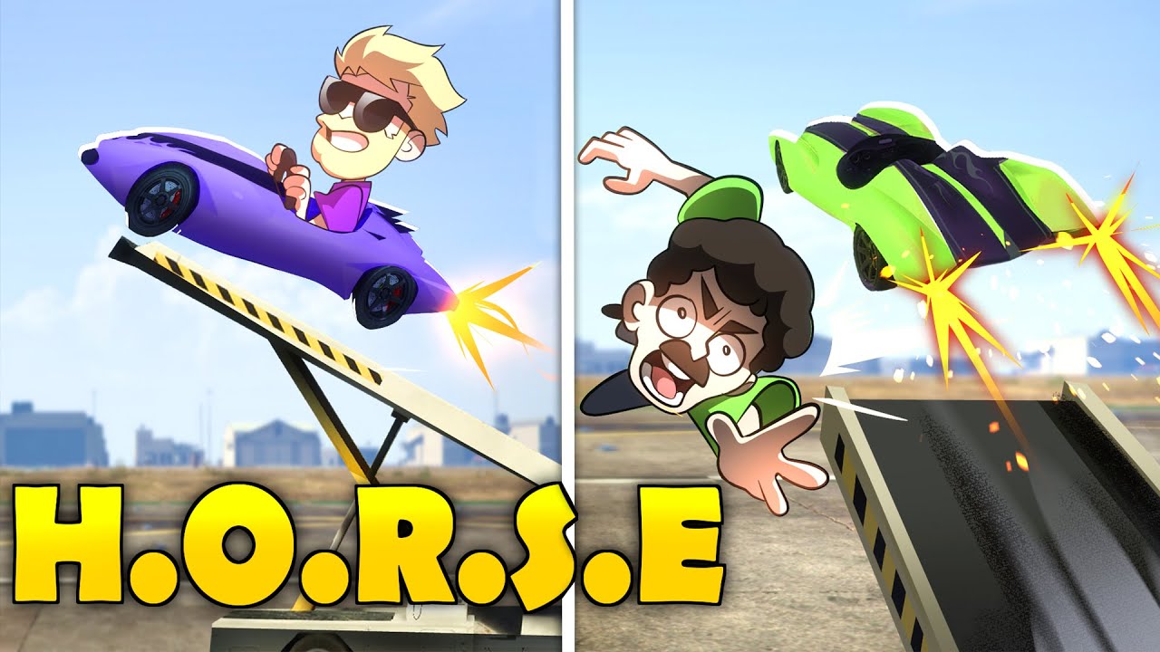 H.O.R.S.E With Rocket Cars In GTA 5! - YouTube