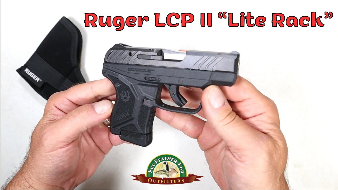 Ruger LCP II .22 LR "Lite Rack" - YouTube