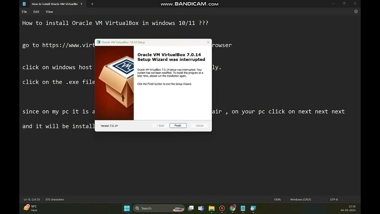 How to Install Oracle VM VirtualBox 7.0.14 | Full Step by Step ...