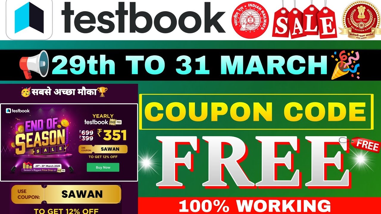 Testbook Pass Pro Coupon Code | Testbook Coupon Code | Testbook Offer ...