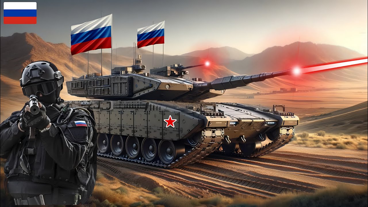 Today! Russia's super advanced Laser Tank bombards NATO military base ...