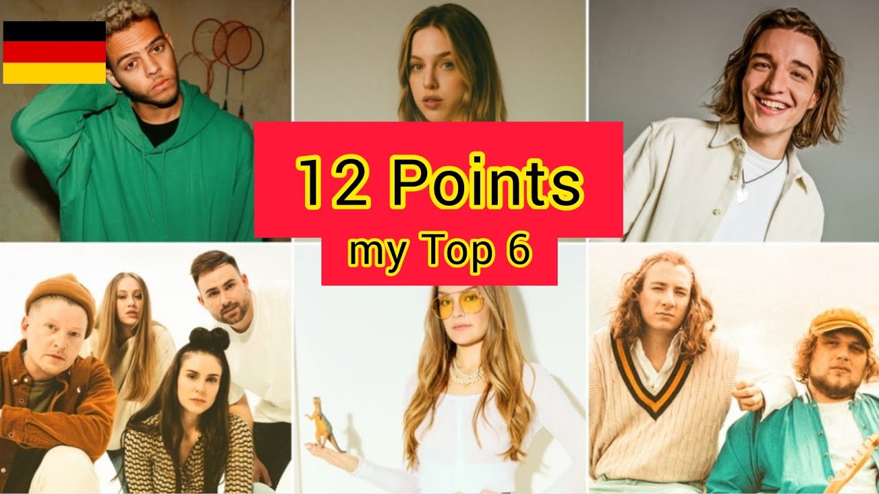 🇩🇪12 Points my Top 6 - YouTube Music