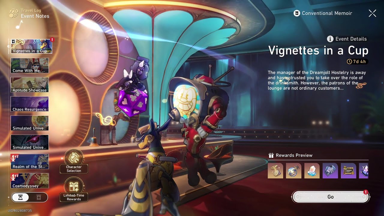 Honkai Star Rail | Penacony - Events | Vignettes in a Cup | Morose ...