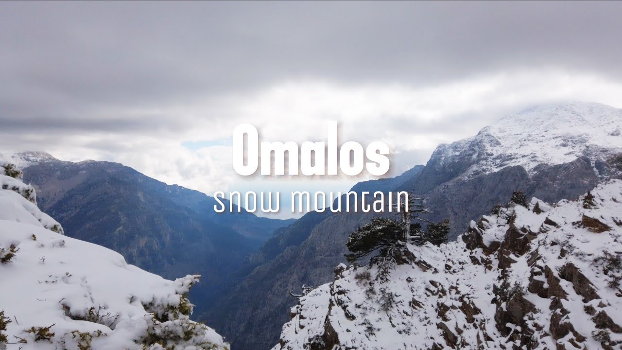 Omalos.Snow mountains. Walking tour. Chania, Crete, Greece. | 从Omalos的 ...