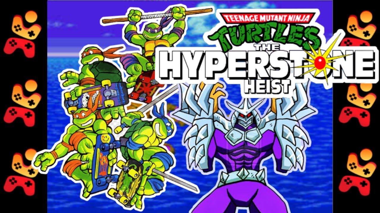 TMNT - THE HYPERSTONE HEIST (Mega Drive) - Gameplay até zerar ...