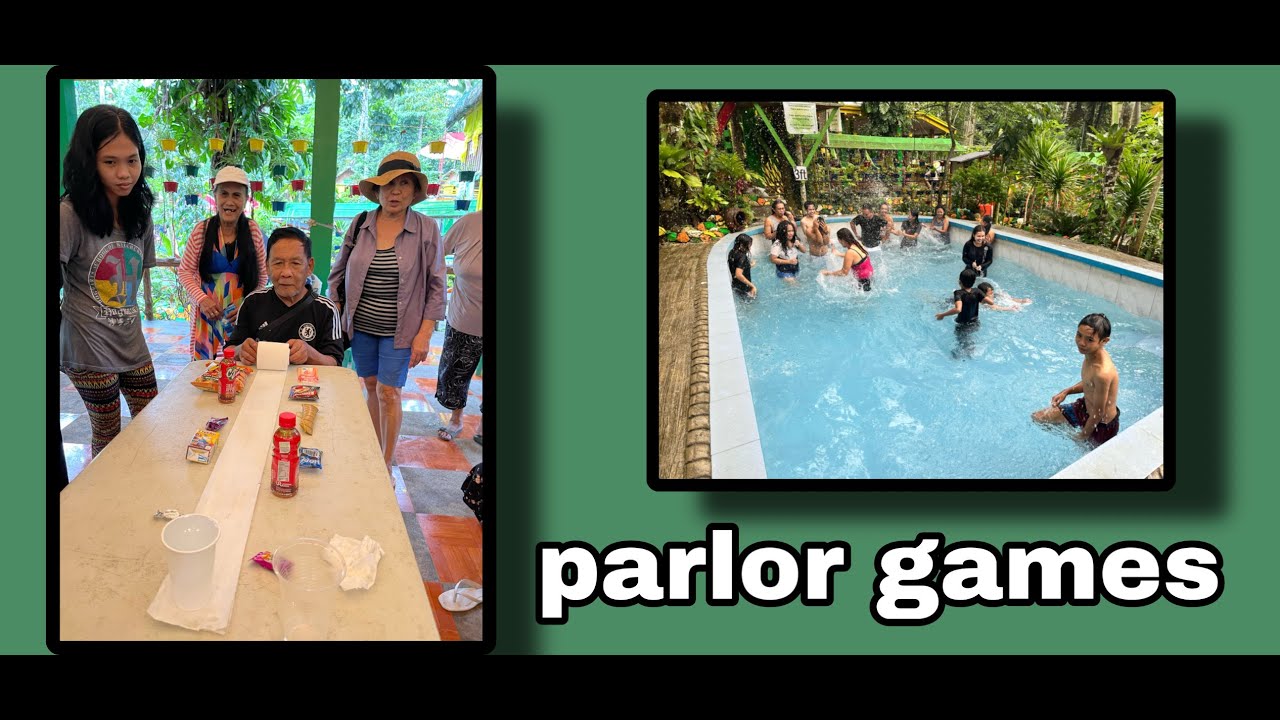 Parlor games…hitting the pot, pool kalamansi relay …tissue paper game # ...