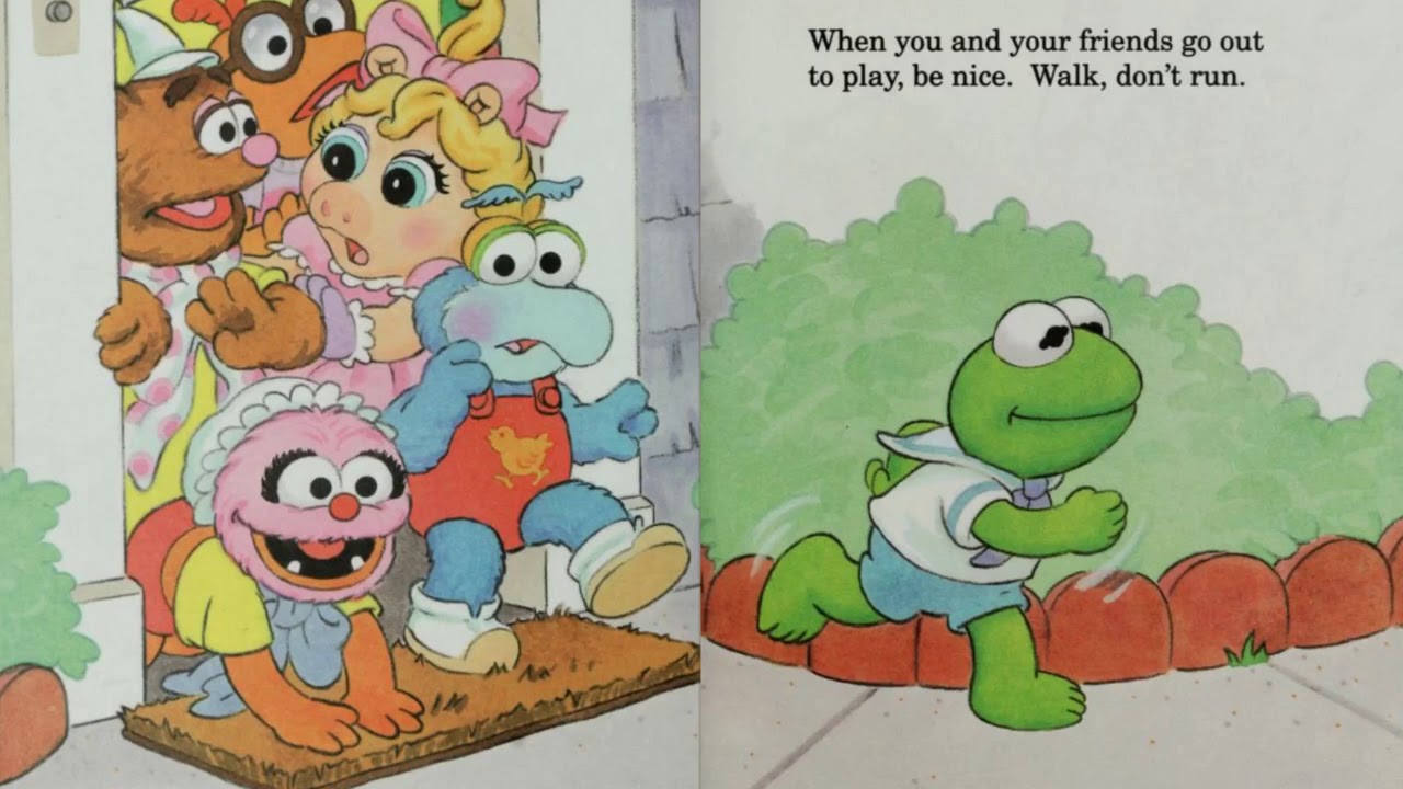 Muppet Babies "Be Nice to your friends" read aloud, read along ...