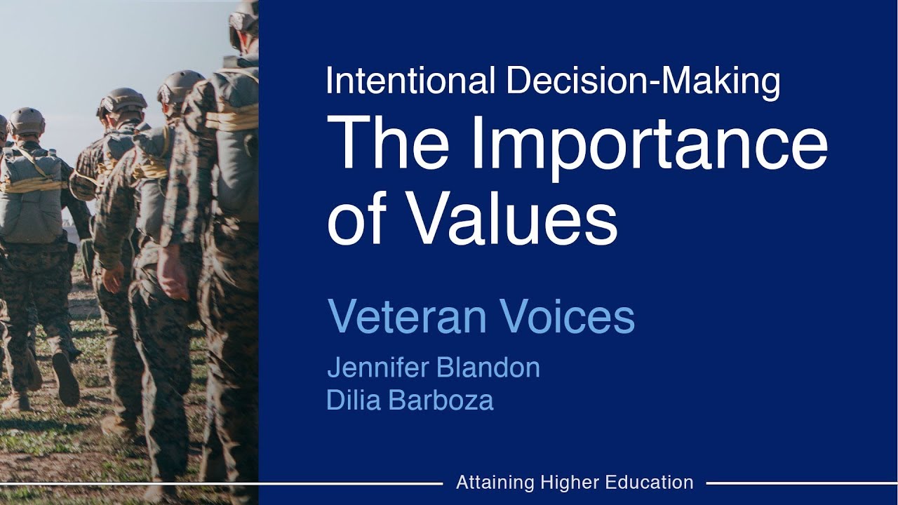The Importance of Values | Veteran Voices - YouTube