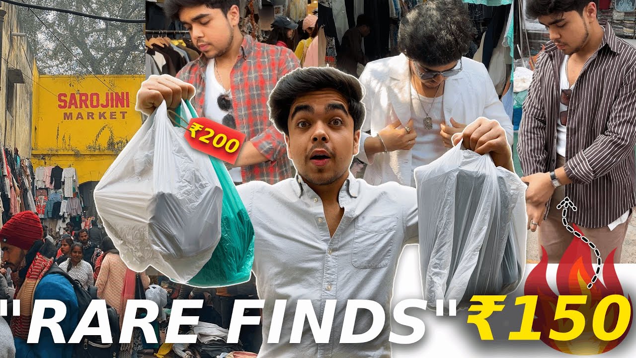 "Best Men’s Clothes in Sarojini Nagar | Trendy & Affordable Outfits Under ₹500!" - YouTube