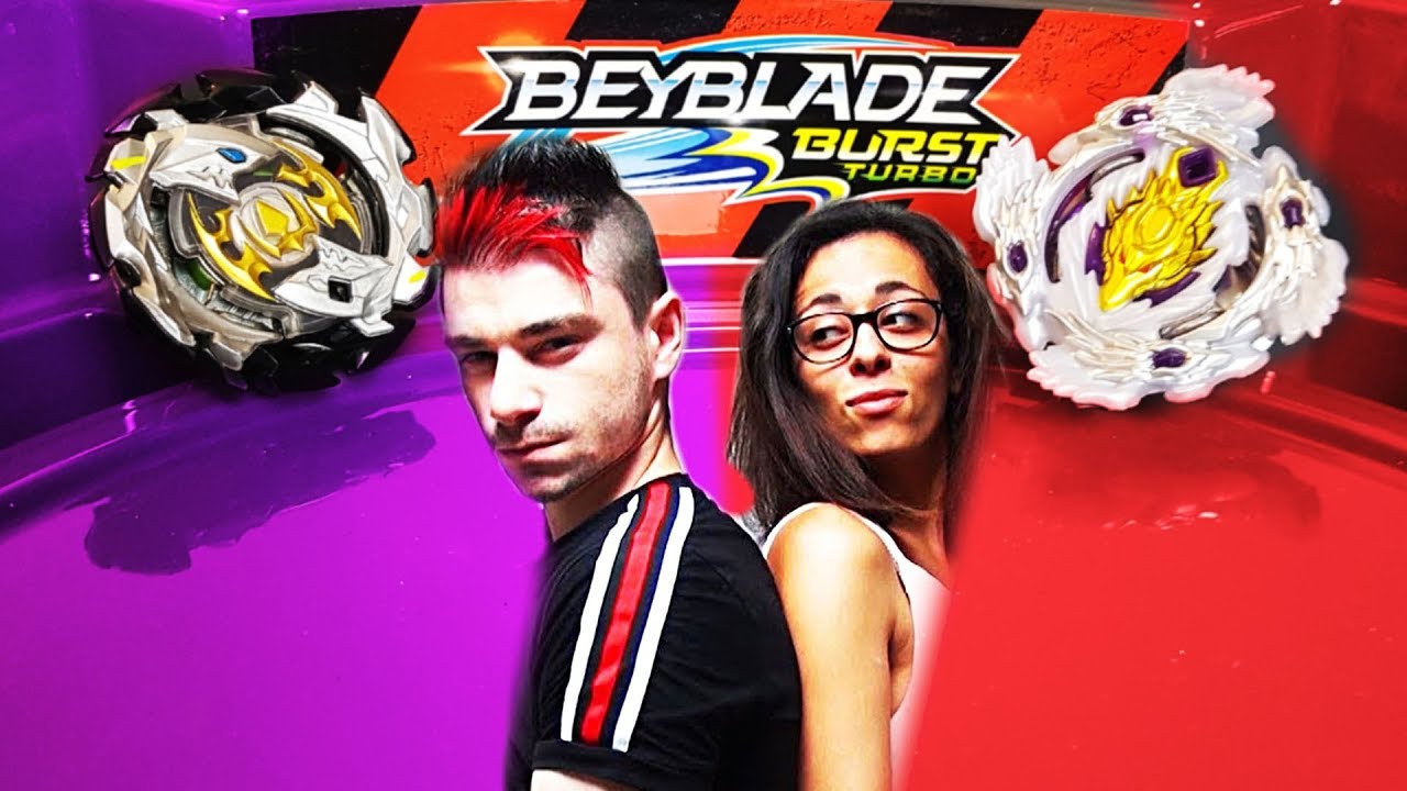 "Luinor l4" VS "Forneus f4" BEYBLADE BURST SLINGSHOCK test déballage ...