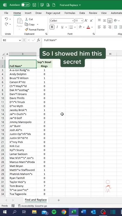 Find and replace Special Characters in Excel 😎 #shorts #youtubeshorts #viral - YouTube