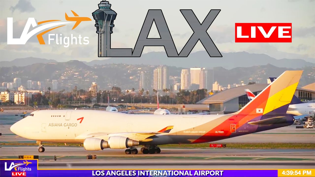 🔴LIVE LAX Airport | LAX LIVE | LAX Plane Spotting - YouTube