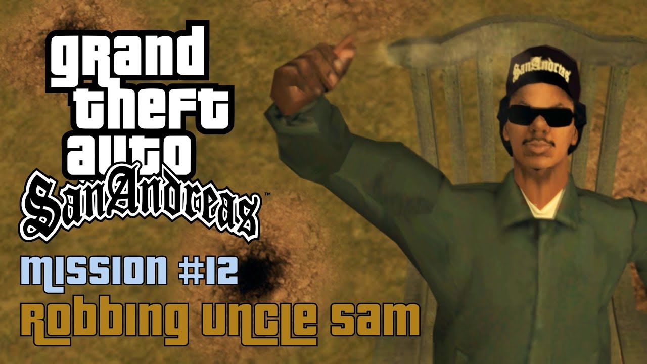 GTA San Andreas | Mission #12 | Robbing Uncle Sam | Walkthrough [No ...