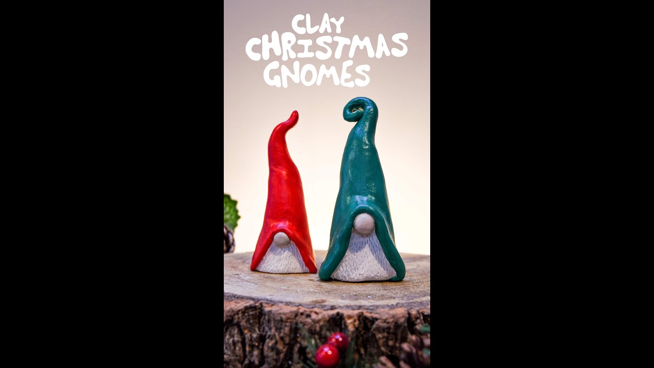 Clay Christmas Gnome Ornaments - With a Sculpd Kit! - YouTube