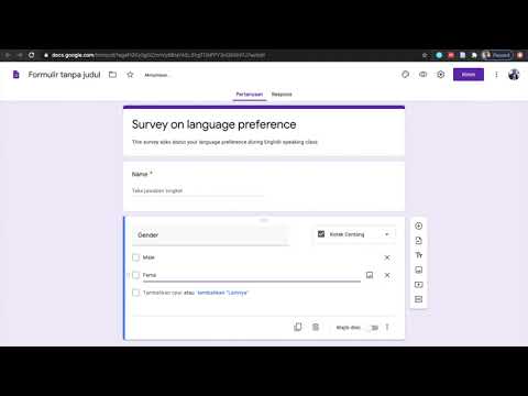 Creating an online survey using google form - YouTube