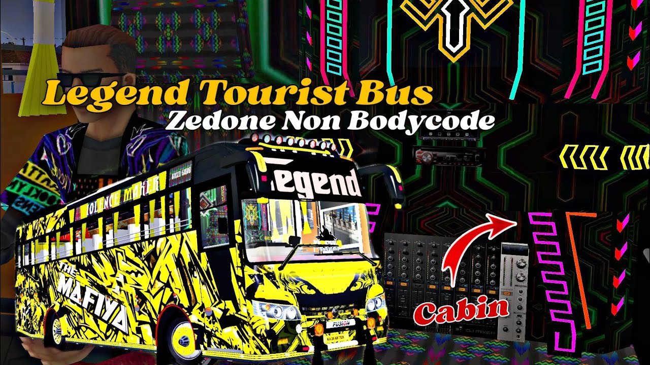 Zedone Non Bodycode bus mod released || Kerala tourist bus mod BUSSID ...