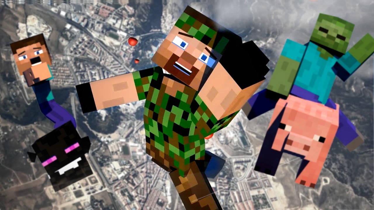 Minecraft Song ♪ Minecraft Animation: steve crazy - YouTube