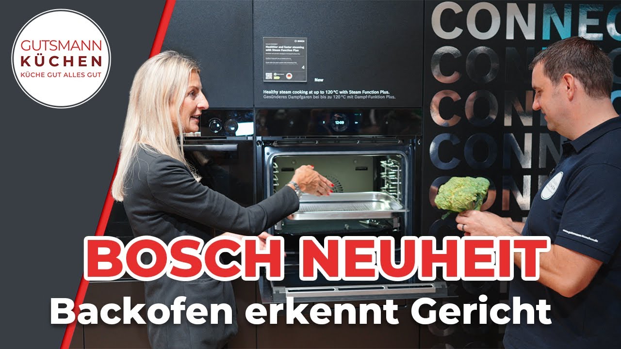 Neuer Bosch Backofen: Gerichtserkennung, Dampfunterstützung und smarte ...