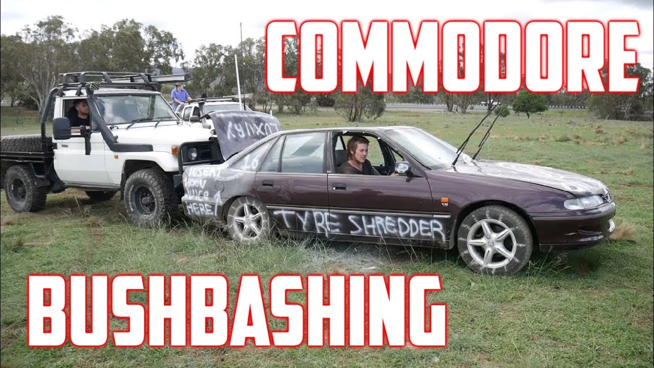 BUSHBASHING A HOLDEN COMMODORE... AND AN RB PATROL - YouTube
