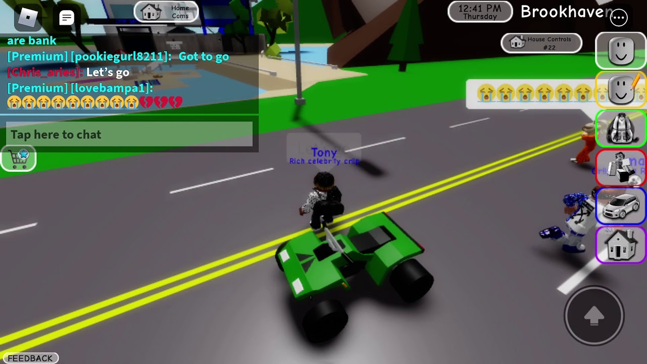 Roblox Brookhaven - the life of the Crips 🔵!! *crips vs bloods Black ...