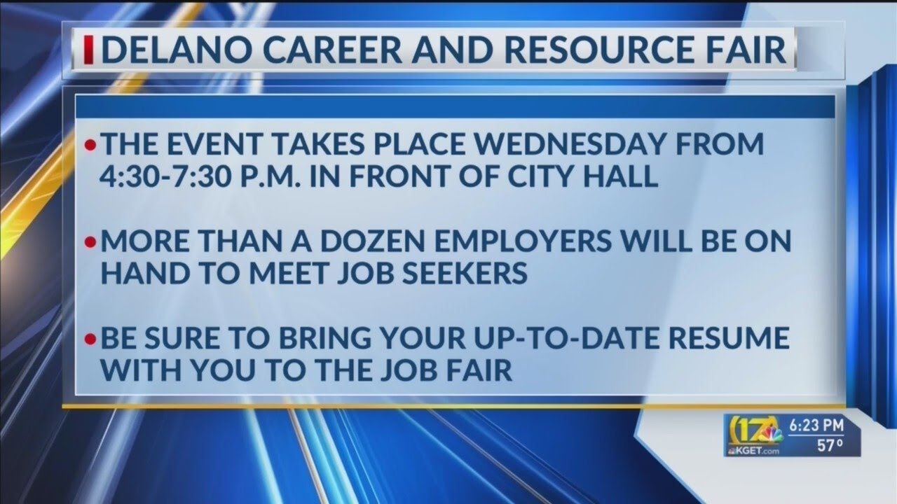 2nd annual career and resource fair coming to Delano Nov. 8 - YouTube