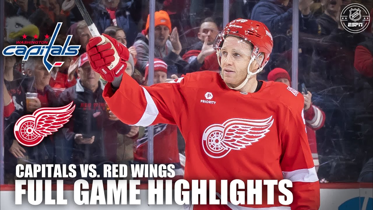 Washington Capitals vs. Detroit Red Wings | Full Game Highlights | ESPN ...