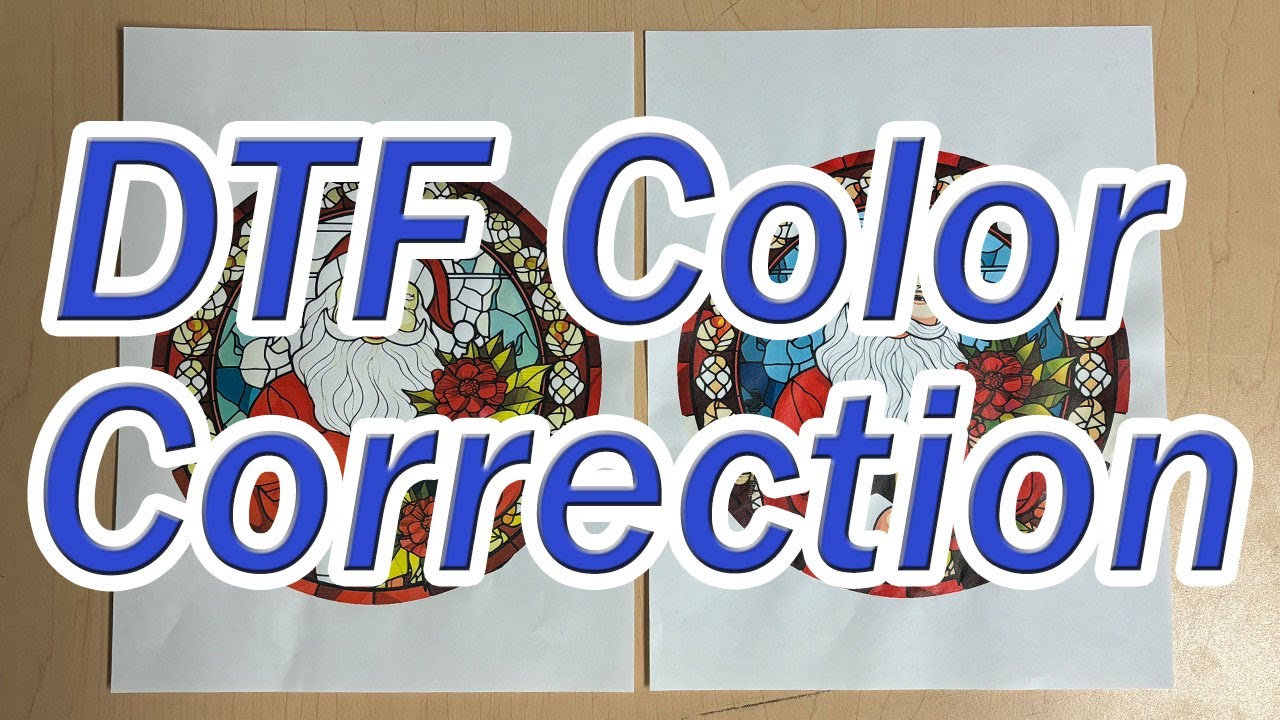 Trouble shooting DTF Colors are not printing correct - YouTube