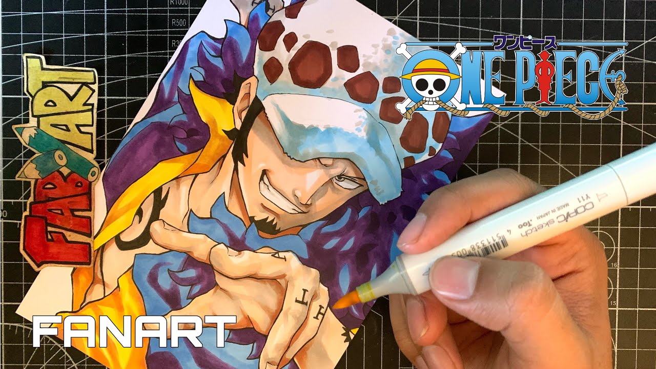 Drawing Trafalgar Law | Dibujando a Law | One Piece - YouTube