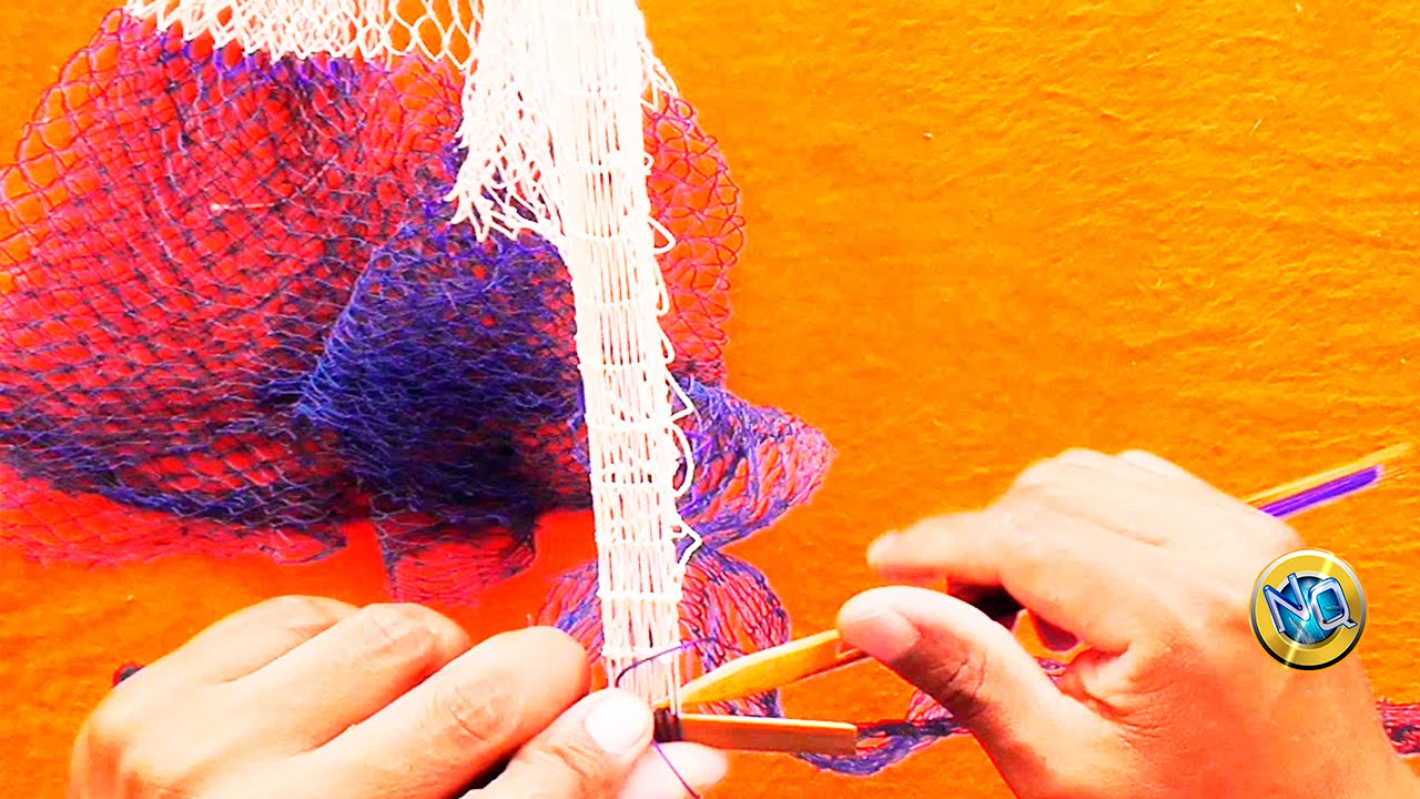 Cómo hacer la Red de Pesca - YouTube