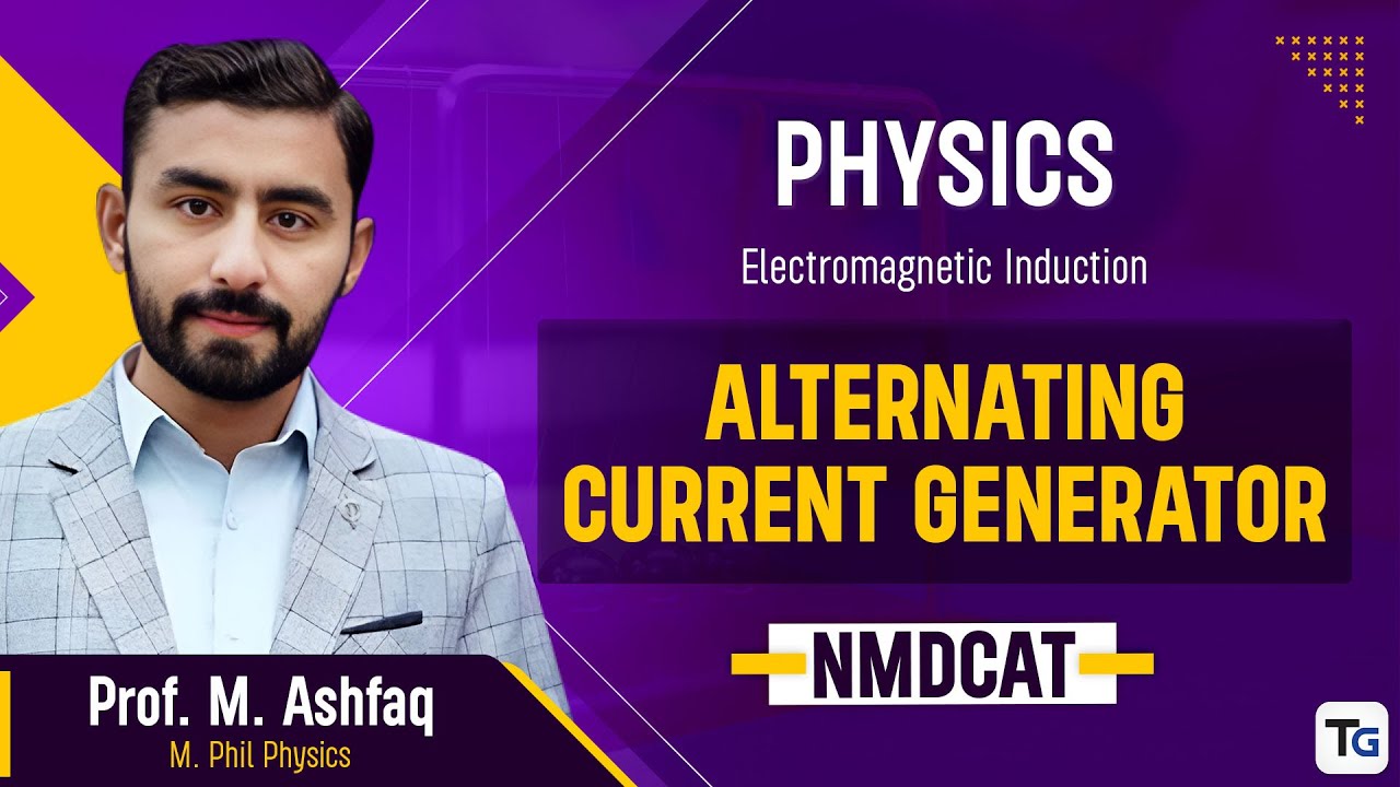 55. Physics | Electromagnetic Induction | Alternating Current Generator ...